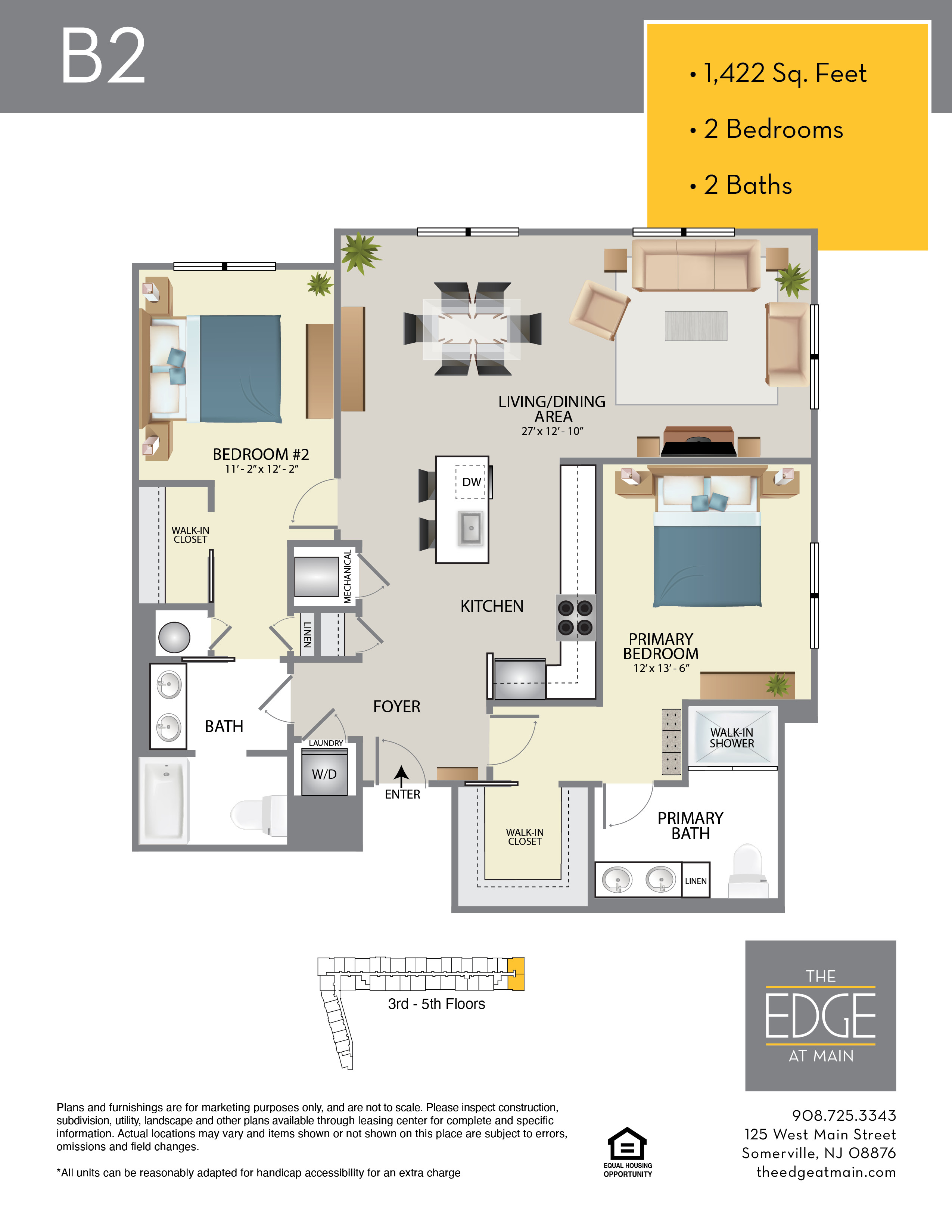 Luxury Floor Plans | The Edge at Main