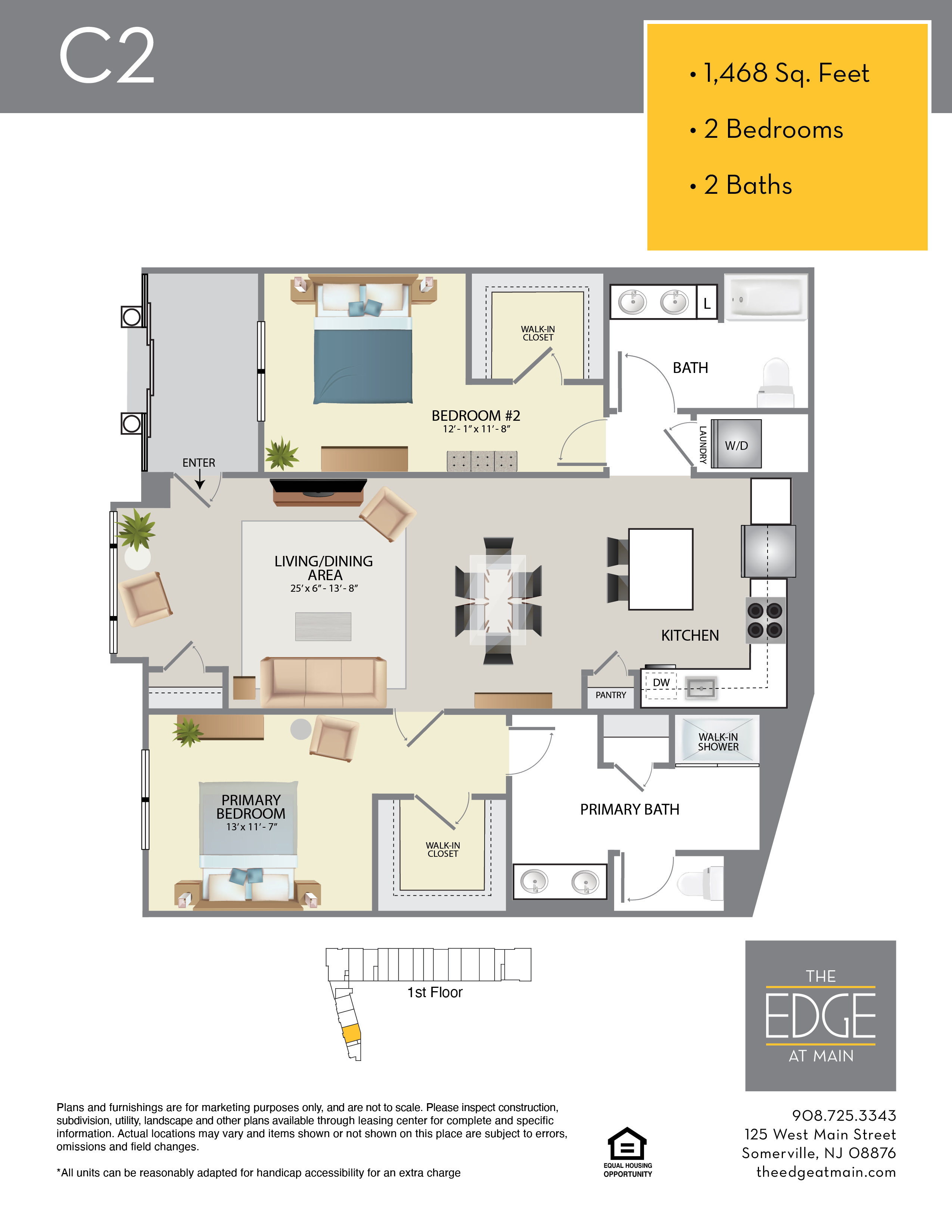 Luxury Floor Plans | The Edge at Main