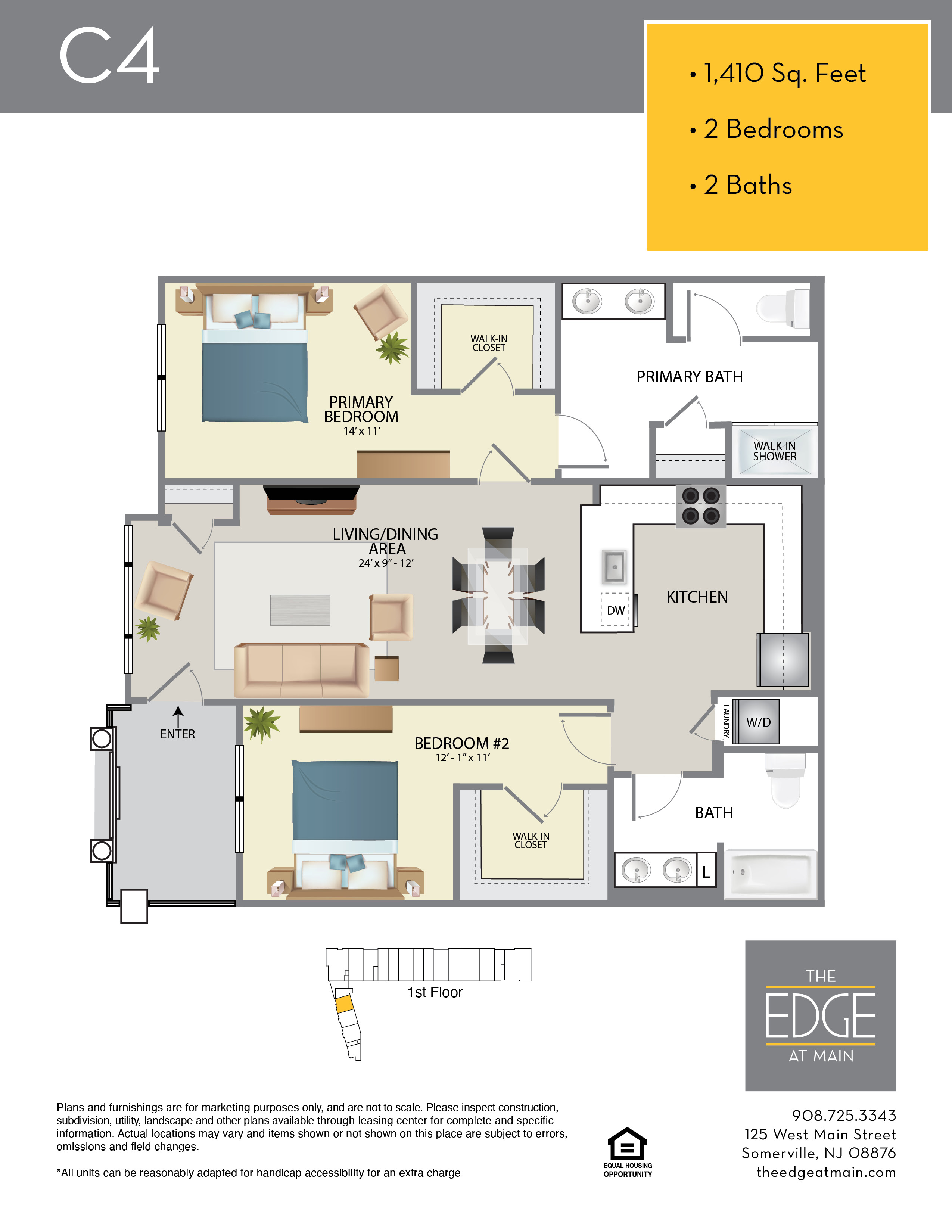 Luxury Floor Plans | The Edge at Main