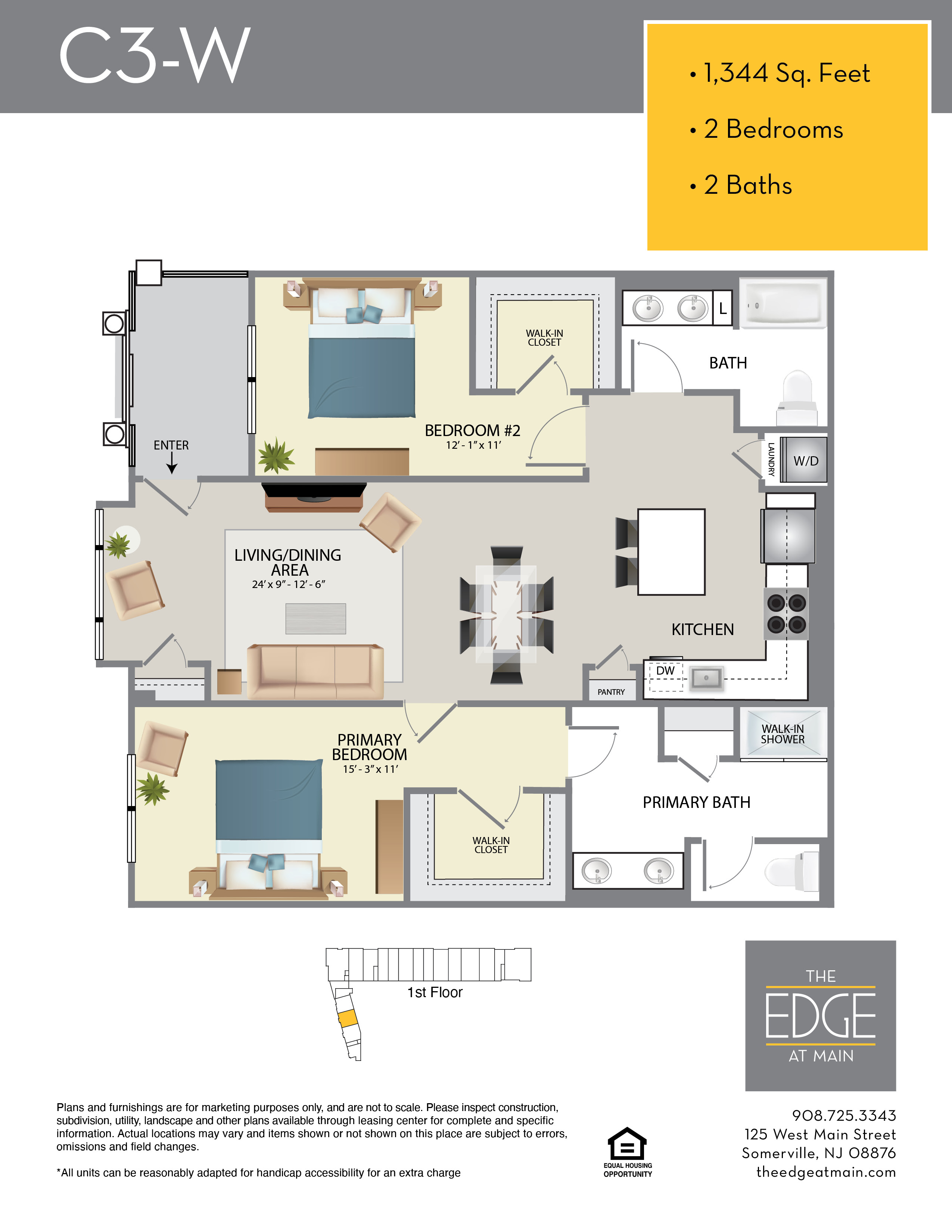 Luxury Floor Plans | The Edge at Main